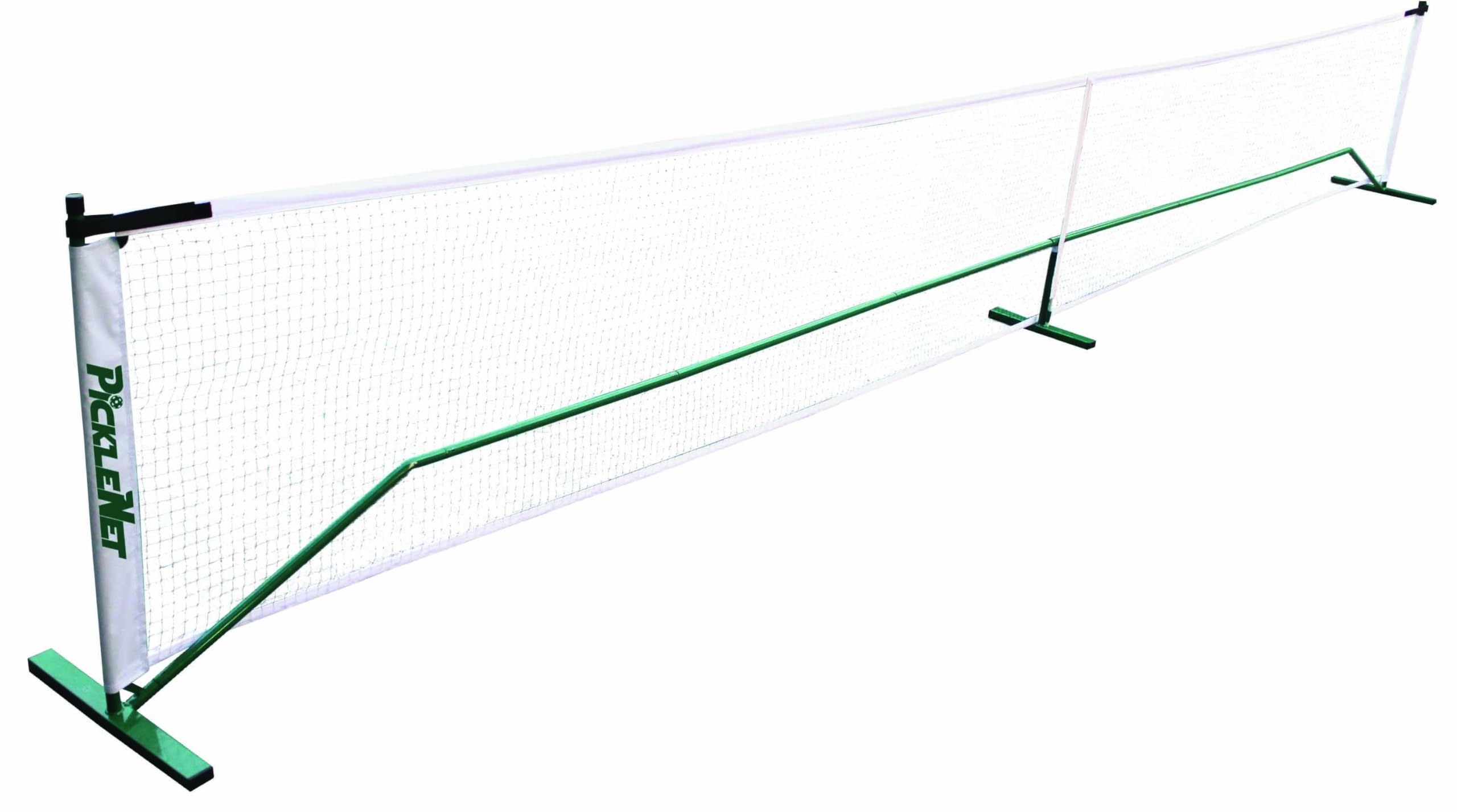 Picklenet - Portable Pickleball Net Official Size | Bag Included | Easy and Fast Assembly | Indoor & Outdoor Use | Heavy Duty Powder-Coated Steel | No-Twist Guarantee | Patented Design | 1 Yr Warranty