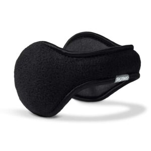 180s fleece behind-the-head earmuffs black