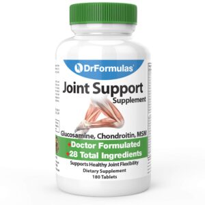 drformulas joint support supplements for men & women | glucosamine chondroitin msm, (mendamine) 60 day supply