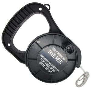 scuba choice scuba diving multi purpose dive reel, 290', black