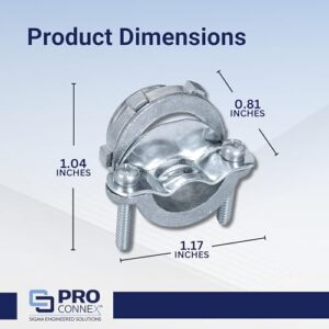 SIGMA ENGINEERED SOLUTIONS ProConnex C-500 Clamp Type Connector NM/SE 3/8" 100-Pack