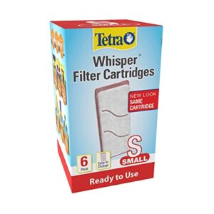 tetra whisper bio-bag filter cartridges for aquariums - ready to use small