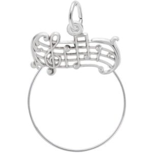 rembrandt charms charm holder, sterling silver