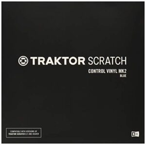 ni traktor scratch pro control vinyl mk2 blue