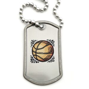 forgiven jewelry phil 413 basketball mini dog tag necklace i can do all things through christ