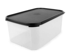 tupperware modular mate square 2. black seal