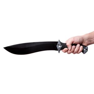 Kershaw Camp 10 Machete, Fixed Blade Knife, 10" 65Mn Carbon Tool Steel Blade, Includes Sheath, Camp Series Machete, Outdoor and Survival Tool,Black