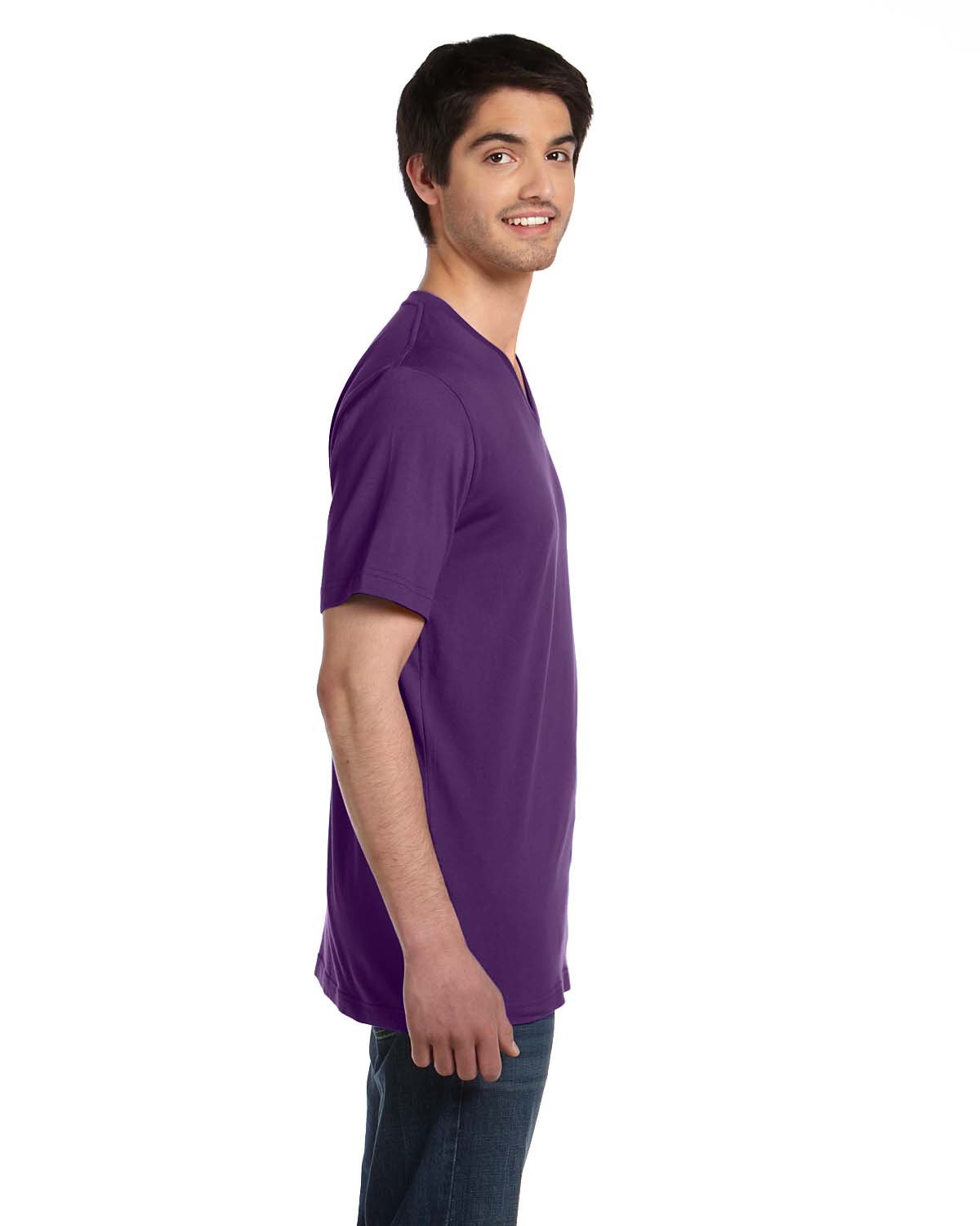 Bella + Canvas Unisex Jersey Short-Sleeve V-Neck T-Shirt 2XL TEAM PURPLE