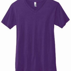 Bella + Canvas Unisex Jersey Short-Sleeve V-Neck T-Shirt 2XL TEAM PURPLE