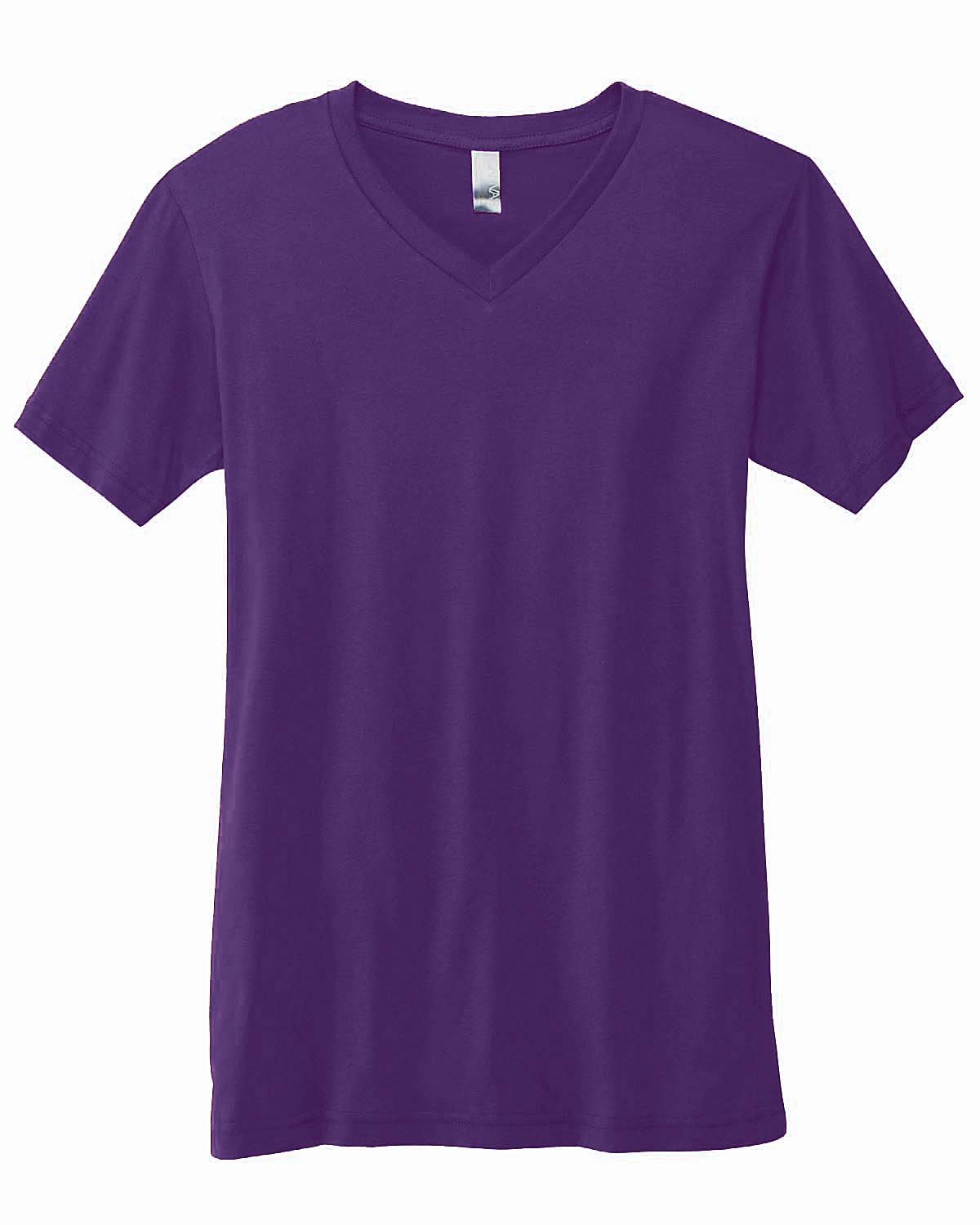 Bella + Canvas Unisex Jersey Short-Sleeve V-Neck T-Shirt 2XL TEAM PURPLE