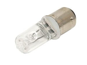 bulbrite 100w 120v t4 clear halogen dc bayonet bulb