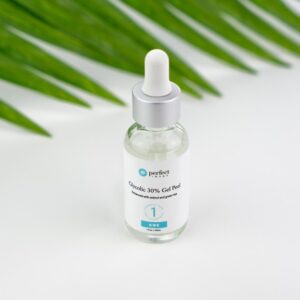 Glycolic Acid 30% Gel Peel - Enhanced with Retinol and Green Tea Extract (Professional Chemical Peel)- 1 fl oz 30mL