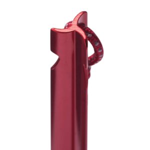 MSR Groundhog Tent Stake Kit, 6-Pack, Regular - 7.5-Inch , Red