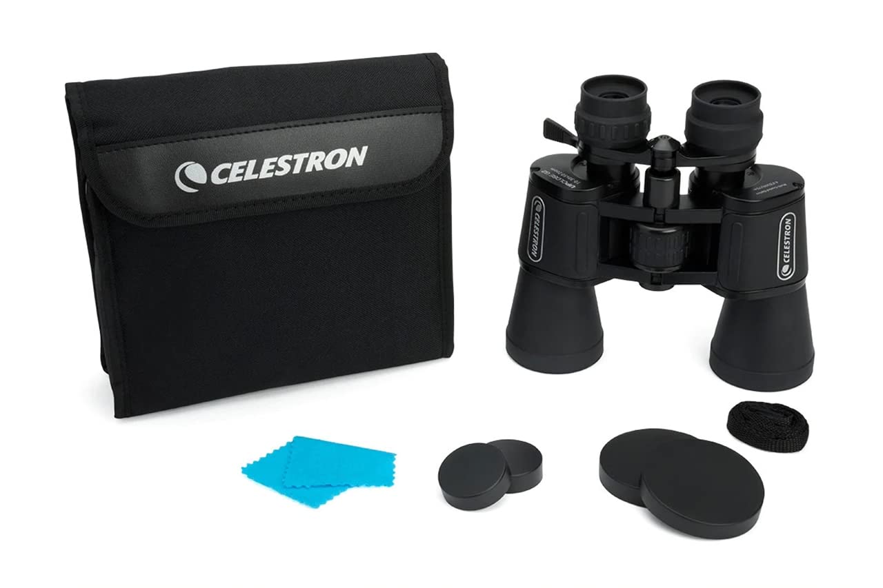 Celestron – UpClose G2 10–30x50 Binocular – 10-30x Zoom Binoculars for Beginners – Multi-coated Optics for Bird Watching, Wildlife, Scenery and Hunting – Porro Prism – includes Soft Carrying Case