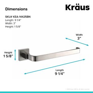 Kraus KEA-14425BN Aura Bathroom-Accessories -Towel Ring Brushed Nickel