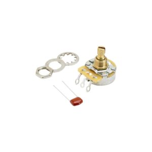 fender 250k no-load split shaft potentiometer (volume - tone), 1 count (pack of 1)