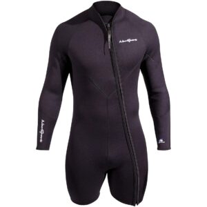 neosport men's premium neoprene 3mm waterman wetsuit jacket, medium