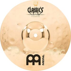 meinl 10" splash cymbal - classics custom extreme metal - made in germany, 2-year warranty (cc10ems-b)