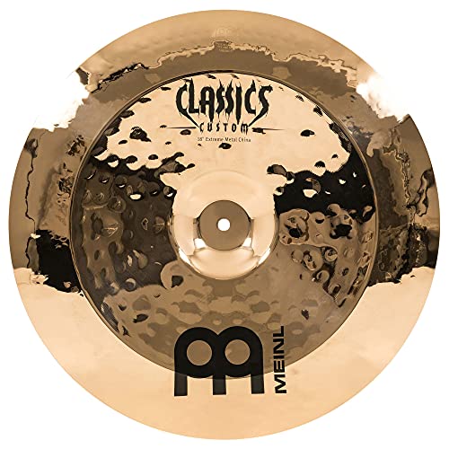 Meinl 18" China Cymbal - Classics Custom Extreme Metal - Made in Germany, 2-YEAR WARRANTY (CC18EMCH-B)