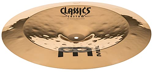 Meinl 18" China Cymbal - Classics Custom Extreme Metal - Made in Germany, 2-YEAR WARRANTY (CC18EMCH-B)