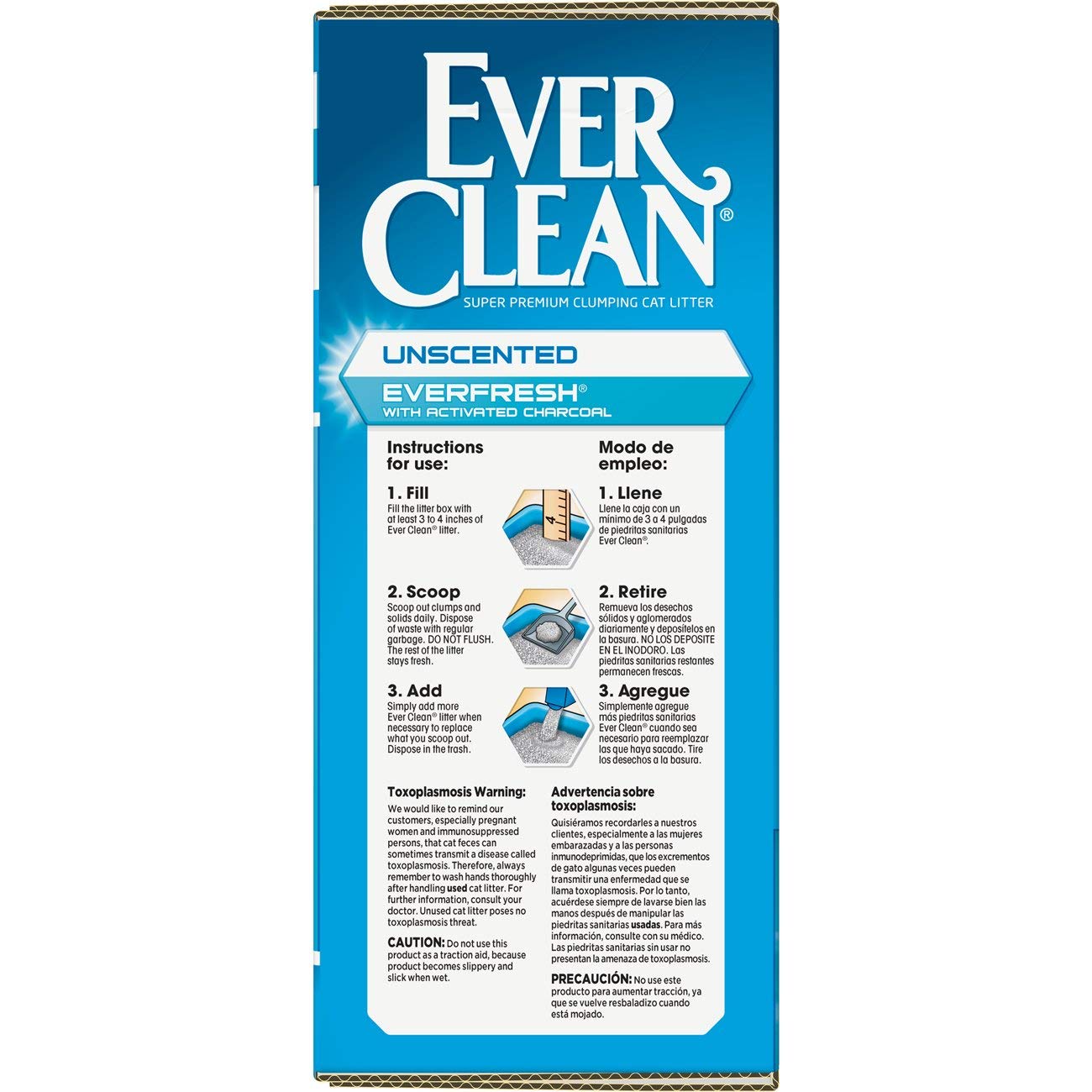 Ever Clean Ever Fresh Litter with Activated Charcoal , Unscented, 25 Pounds