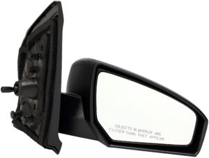 dorman 955-983 passenger side manual door mirror - folding compatible with select nissan models, black