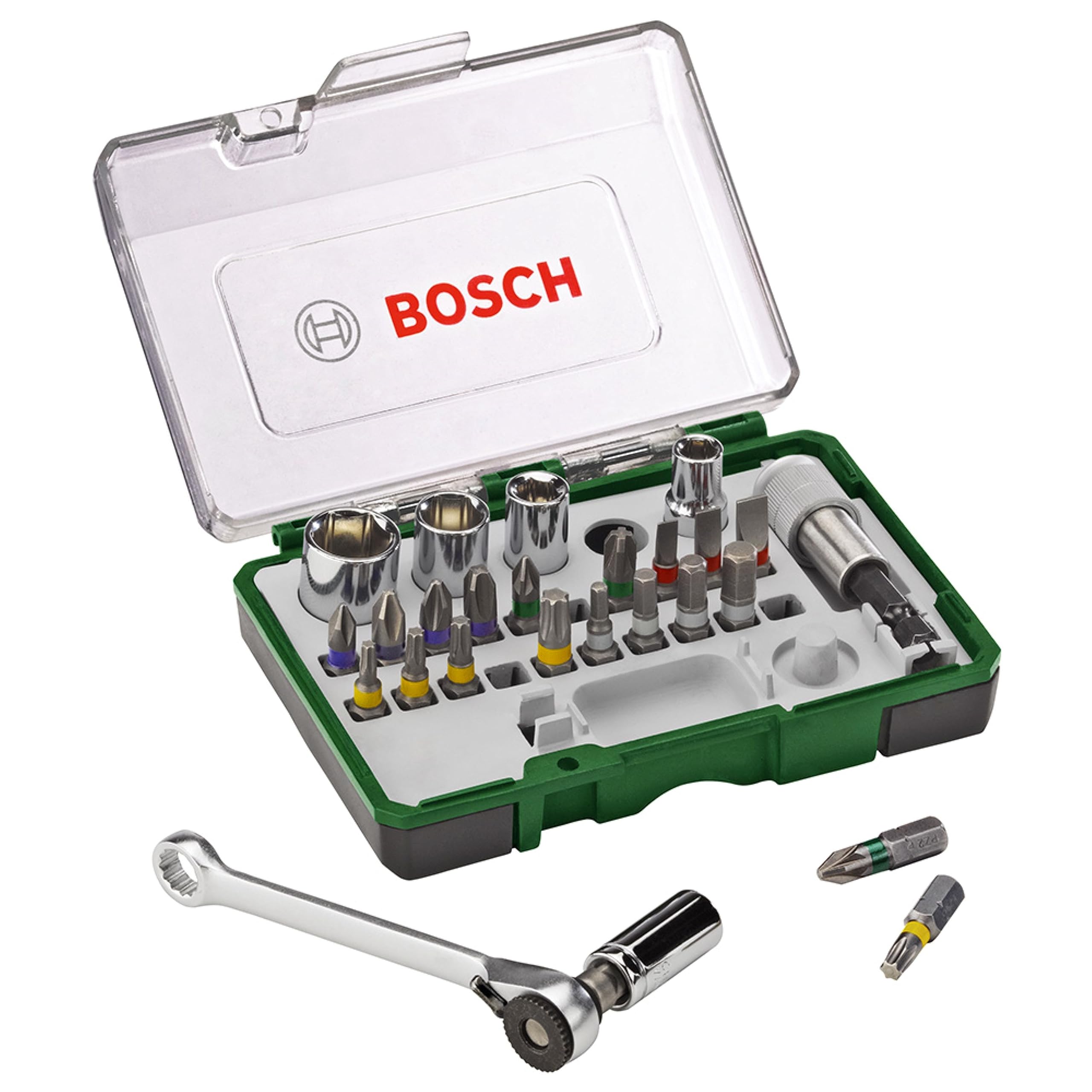 Bosch 2607017160 Screwdriver-/RATCHET Set 27 Pcs