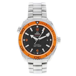 omega planet ocean black dial stainless steel mens watch 232.30.46.21.01.002