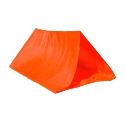 Orange 8' x 6' 11 OZ TUBE TENT - Camping, Backpacking or Backyard Sleep Overs