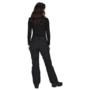 Arctix Women's Premium Insulated Snow Pants, Black, Medium