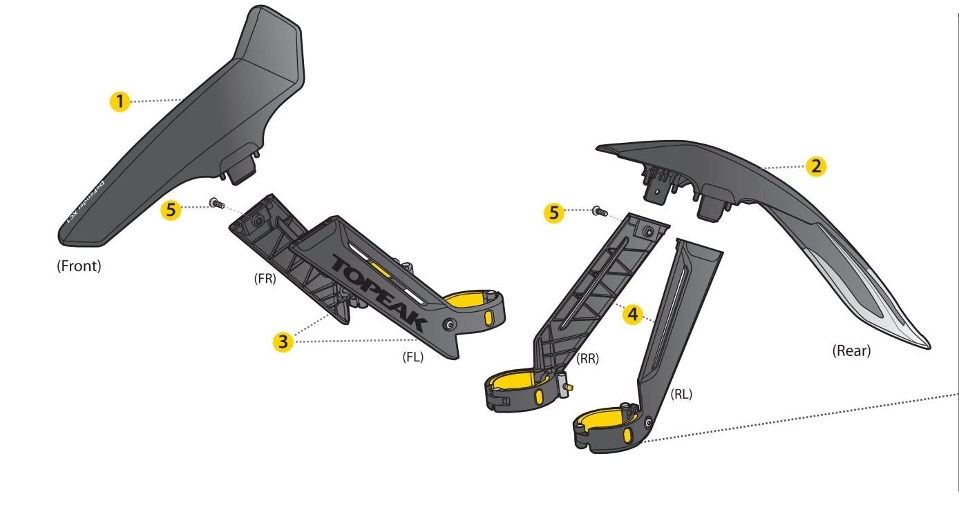 Topeak Front Mudguard Defender XC1