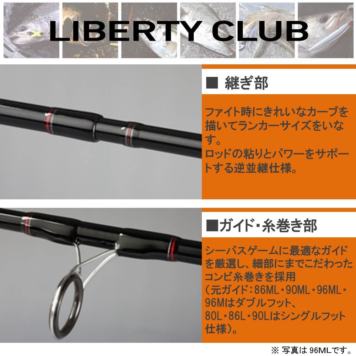 DAIWA LIBERTY CLUB SEABASS 96ML