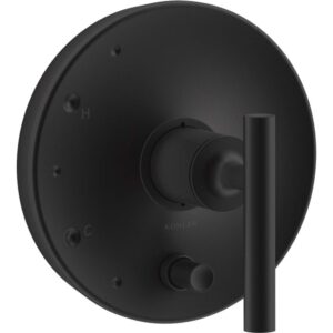 kohler t14501-4-bl purist shower valve trim, matte black