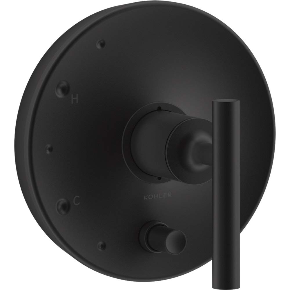 Kohler T14501-4-BL Purist Shower Valve Trim, Matte Black