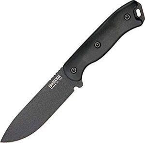 ka-bar becker knife with drop point, short,carbon