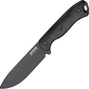 Ka-Bar Becker Knife with Drop Point, Short,Carbon