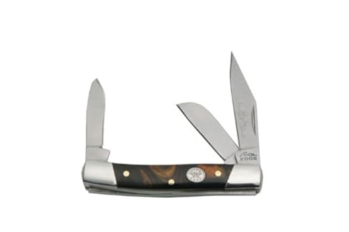 Rite Edge Pearl Stockman Knife, Black