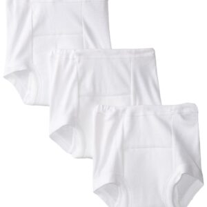 Gerber Unisex Baby Infant Toddler 3 Pack Potty Training Pants Baby-boys-underwear, White, 2T US