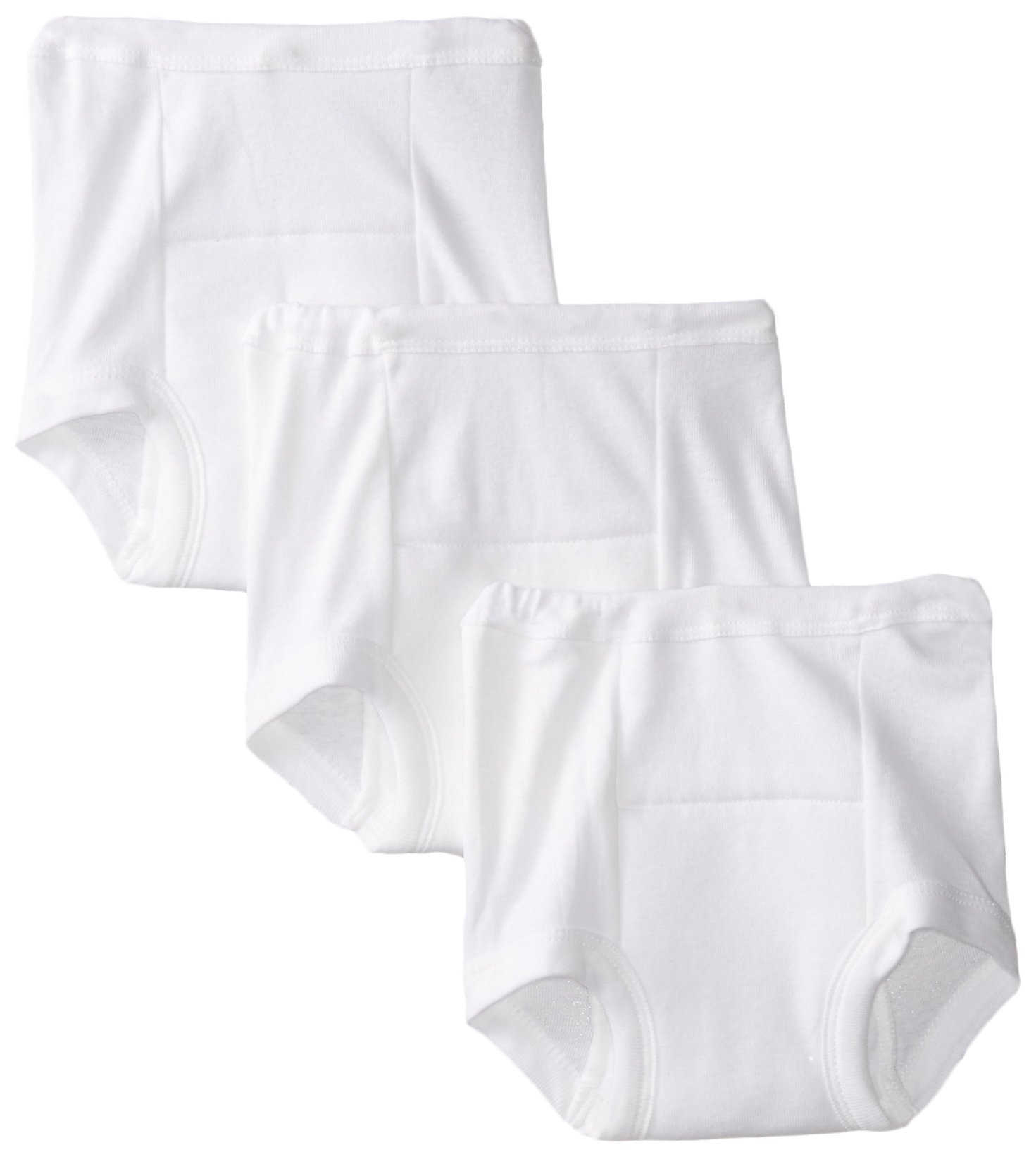 Gerber Unisex Baby Infant Toddler 3 Pack Potty Training Pants Baby-boys-underwear, White, 2T US