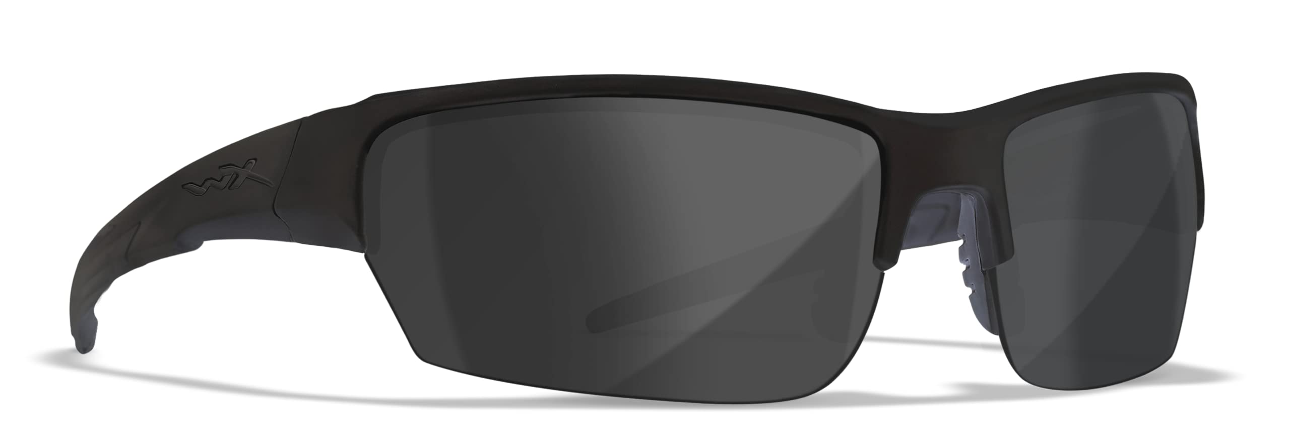 Wiley X WX Saint CHSAI08 Tactical Sunglasses Matte Black Frame with Changeable Smoke Grey Lenses Ballistic Rated