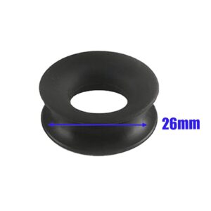 bodyjewellery 26mm gauge Black Double Flare Tunnels Ear Plugs SI04 wholesale Lot AFQO s Stretching Stretchers Piercing 4Pcs