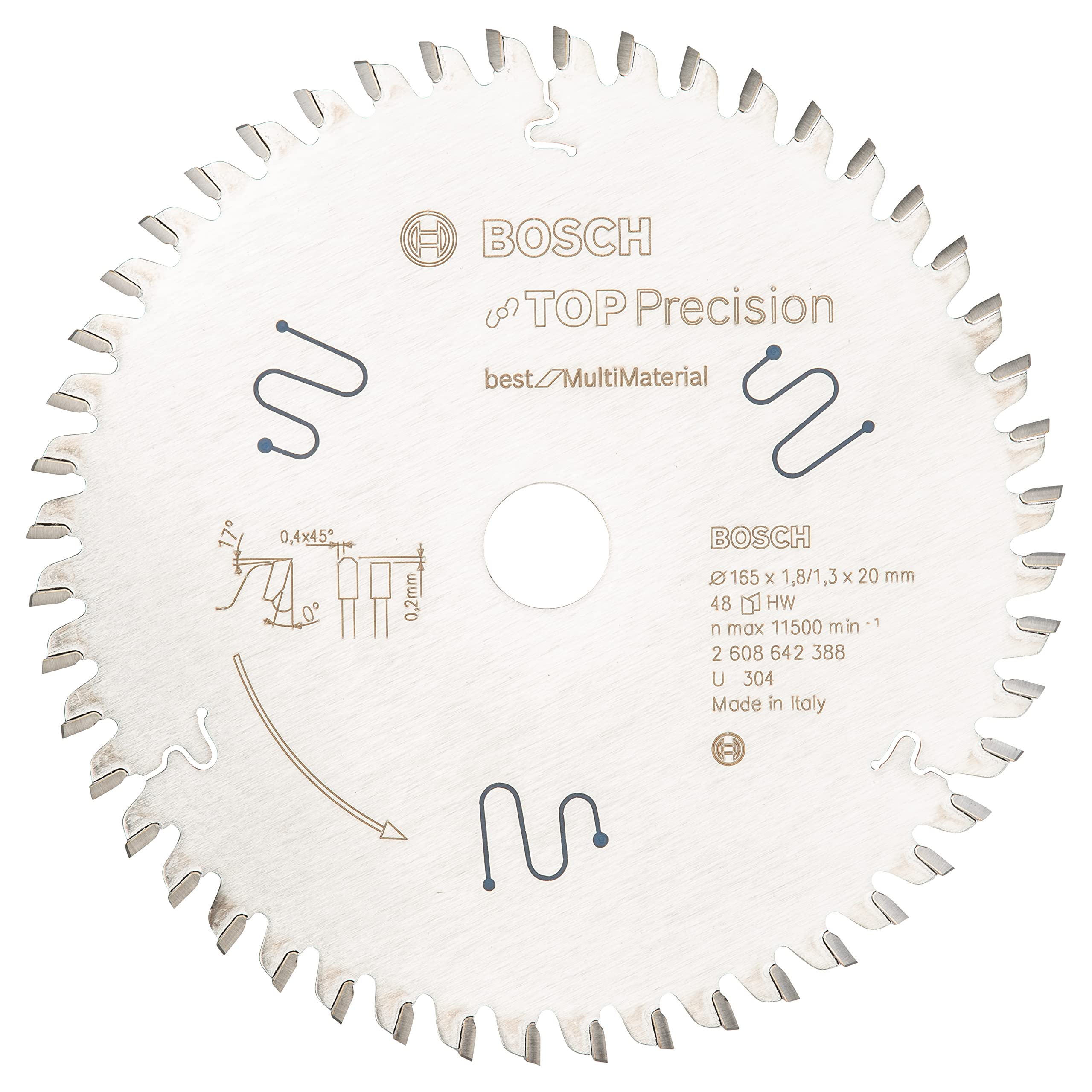 Bosch 2330015 Circular Saw Blade, Silver