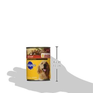 PEDIGREE CHOICE CUTS IN GRAVY Adult Canned Soft Wet Dog Food with Beef, 13.2 oz. Cans (Pack of 12)