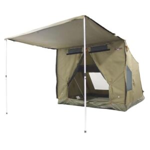 oztent 30 second expedition 4-5 person tent (45 lb) 8 ft(w) x 8 ft(d) x 6.6ft(h) + 6.6ft(awning)