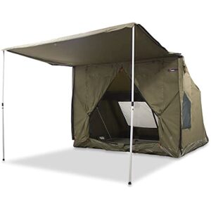 oztent 30 second expedition 5-6 person tent (50 lb) 8.6 ft(w) x 8.6 ft(d) x 6.6 ft(h) + 6.6 ft(awning)