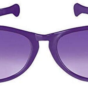 Amscan 259769.14 Purple Jumbo Glasses, 1ct, 11"