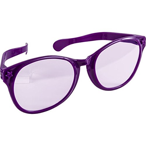 Amscan 259769.14 Purple Jumbo Glasses, 1ct, 11"