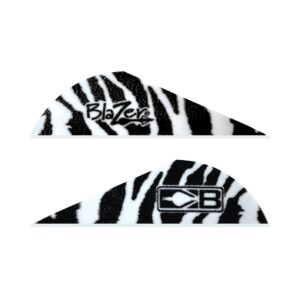 bohning blazer tiger archery vane (100-pack), white