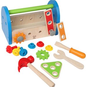 Hape Fix It Kid's Wooden Tool Box and Accessory Play Set