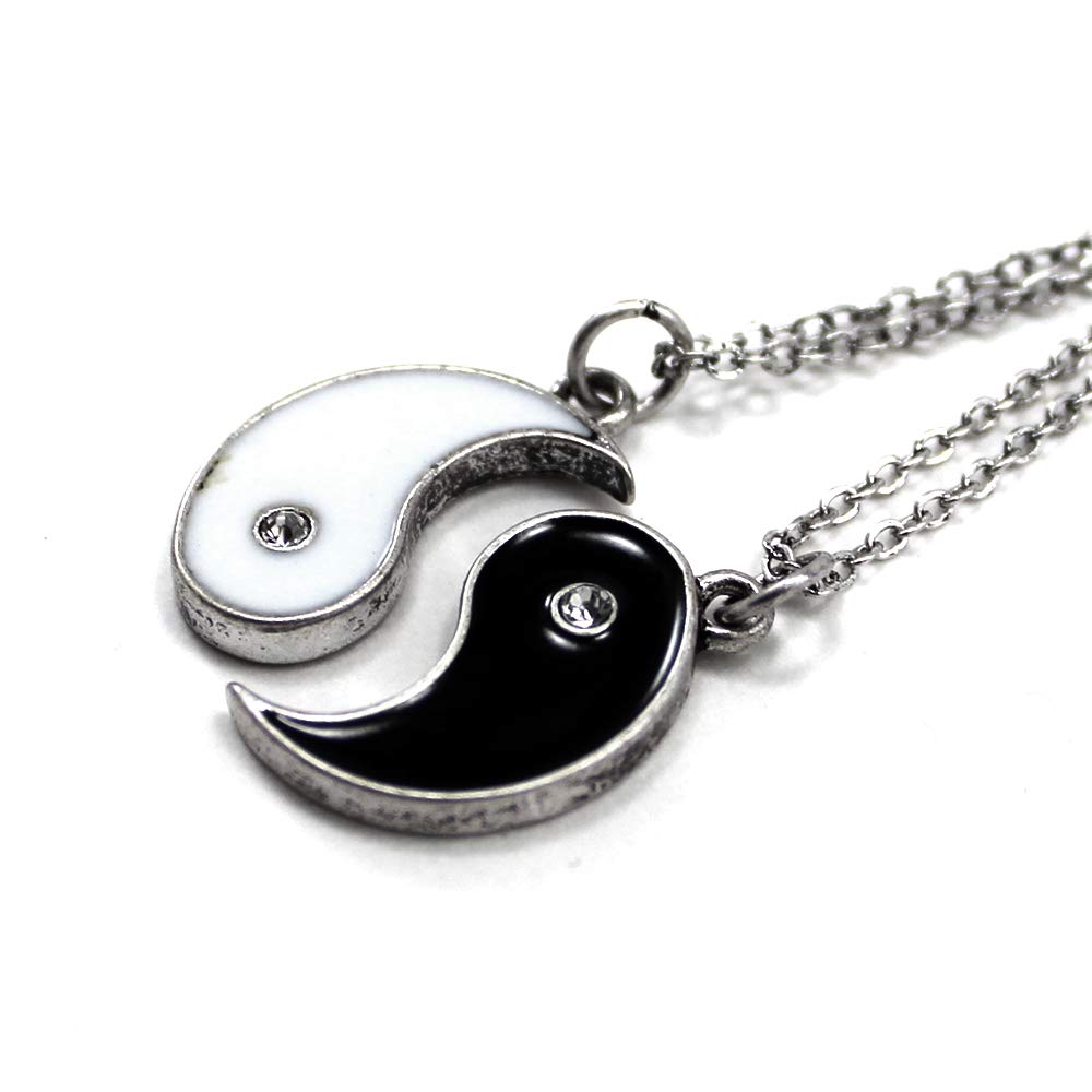 Goldfinger Jewelry Yin and Yang Friendship Necklace Set